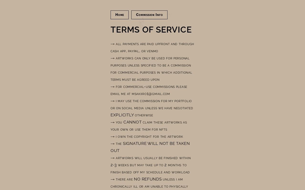 TERMS OF SERVICE